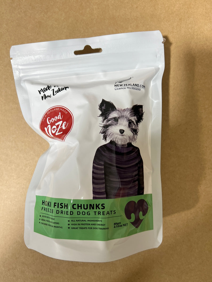 Hoki Fish Chunks 60g – GoodNoze