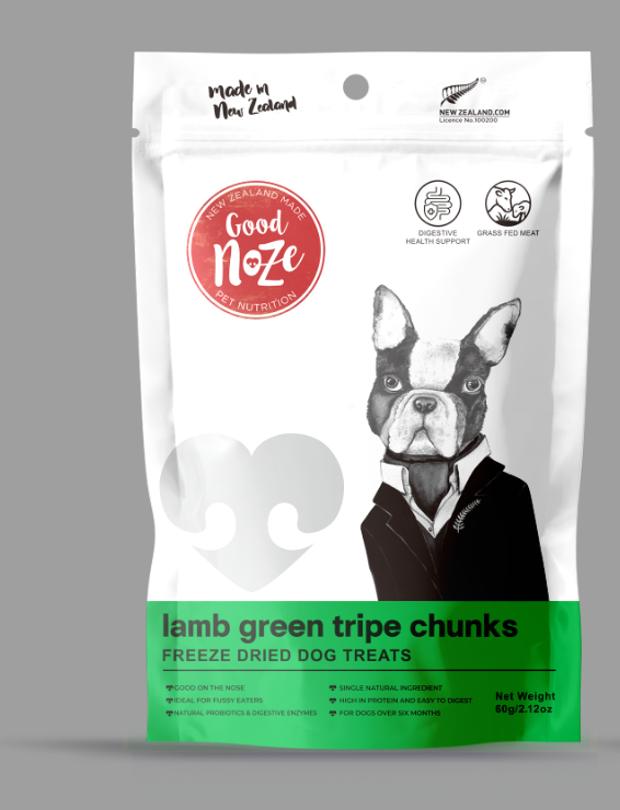 Lamb Green Tripe Chunks 60g – GoodNoze